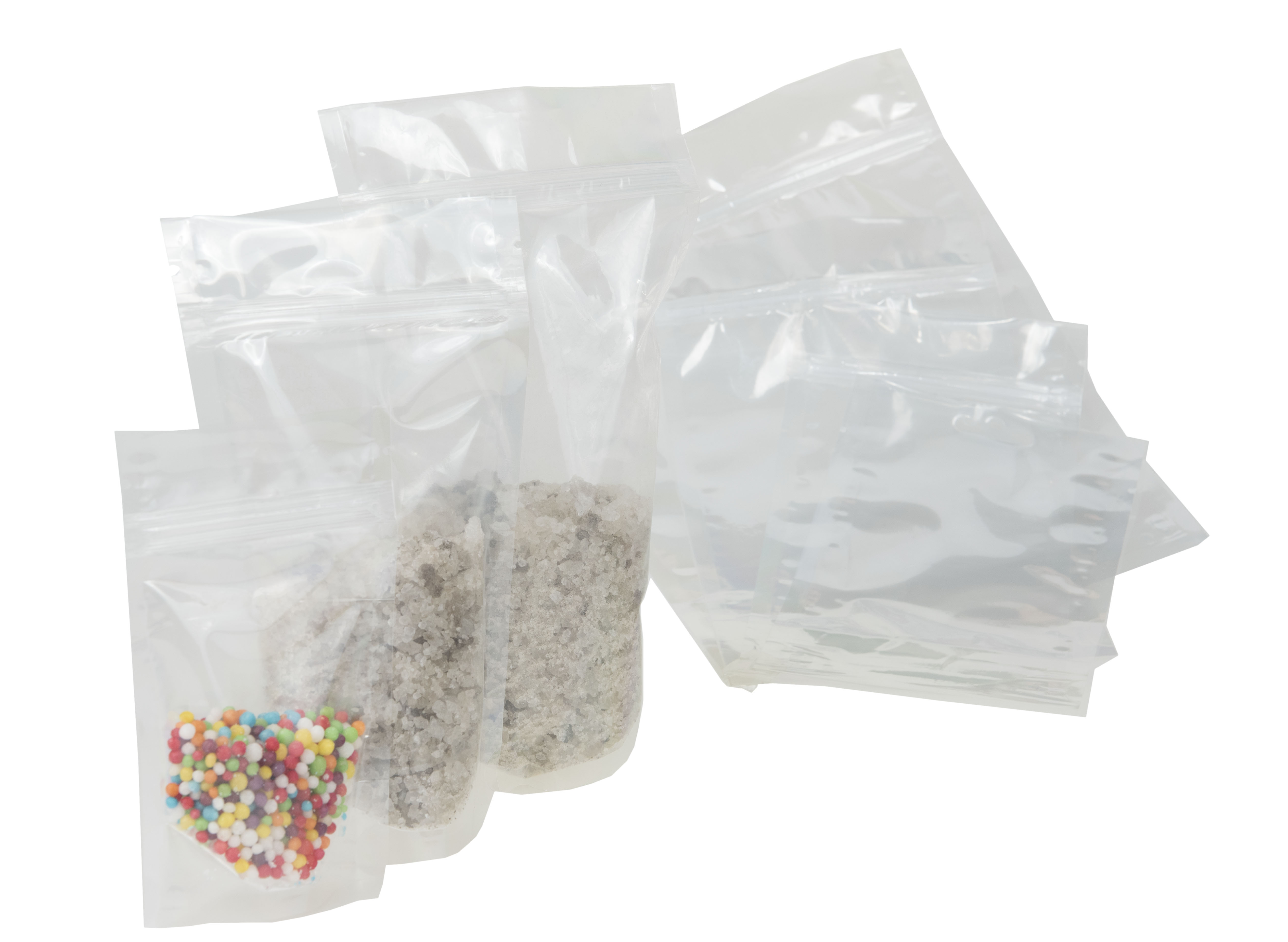 Doypack with zipper - transparent - 250 g