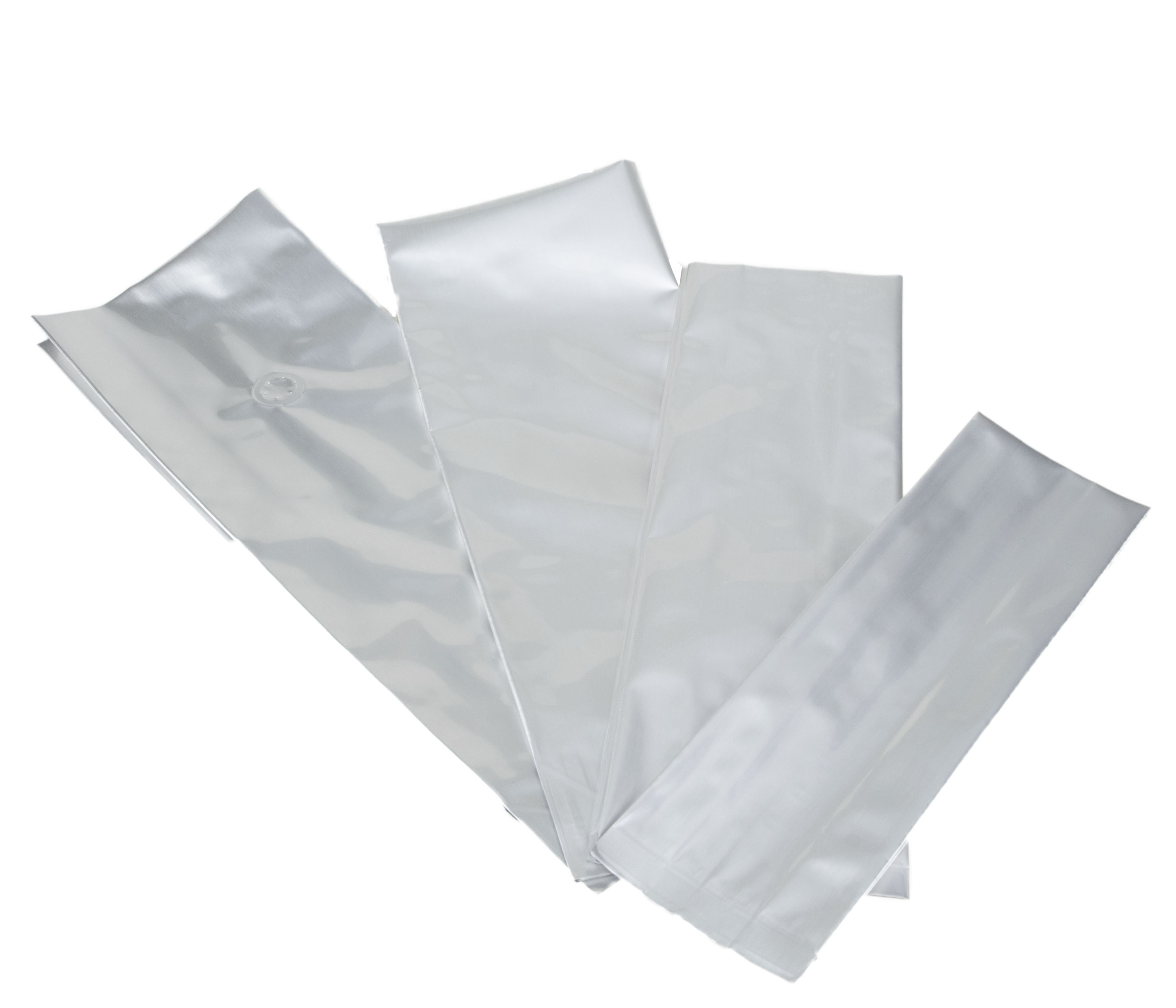 Side fold without zipper, matt white - 250 g